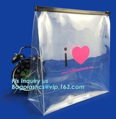 China el bolso de empaquetado cosmético del resbalador del bolso del resbalador de la cremallera, compone el bolso cosmético promocional del resbalador del bolso del bolso, bolsa Eva lechuga romana del artículo de tocador en venta
