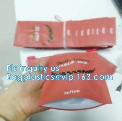 China medical herbs child proof bag, zipper proof fencing child resistant bags, Custom child lock bag/child resistant zip lock for sale