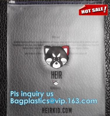 China cosmetic clear messenger bag bikini bag, slider closure transparent PVC packing bag, slider zipper bag for travel access for sale