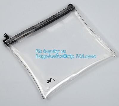 China Custom logo EVA slider zipper makeup brushes packing bag, slider zipper bag /writable plastic bag with zipper, slider for sale