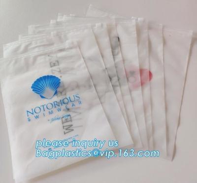 China Plastic Slider Bag EVA PE OPP Bio Degradable Slider Zip Packaging Tshirt Swimwear for sale