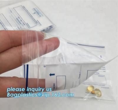 Cina Le borse di plastica della serratura dello zip della prova del bambino della polvere medica/pillole di erbe della bustina imballano il sacchetto del foglio di alluminio, borse mediche della guarnizione della presa in vendita