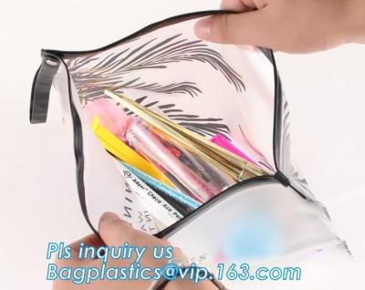 China de ritssluiting doet vierkante het type van bodemritssluiting plastic zak, Zip lockkk-de tandpastazak van de schuif plastic tandenborstel met ringshaak in zakken, zi Te koop