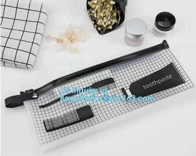 중국 플래트 파우치 백 타입 명백한 PVC 플라스틱 슬라이더 집록크 봉투, 타월을 위해 에바 봉투, 슬라이더 지퍼 백을 패키징하는 수영복이 미끄러졌습니다 판매용