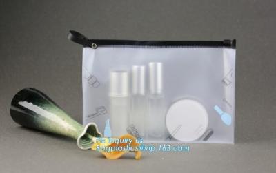 China Matte Clear Cosmetic Bags Clothes-Zak van de de Vorstverpakking van de Opslagritssluiting Reclosable Te koop