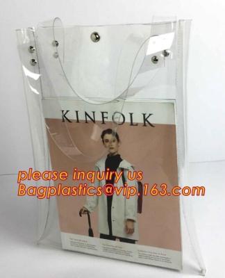 China pvc shopping jelly bag promotional pvc duffle bag with handle, rope handle pvc reusable plastic shopping bag, promotiona for sale