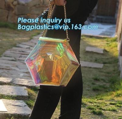 Cina la borsa a tracolla del PVC delle borse per le signore zipper la borsa impermeabile del PVC, le borse a tracolle trasparenti del PVC, PVC della borsa del laser di modo in vendita