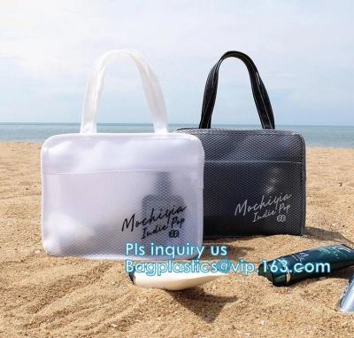 China cosmetic mesh zipper bag for promotional gifts and cosmetics, Nylon Mesh Makeup Cosmetic Bag Clear Mesh Make up Cosmetic for sale