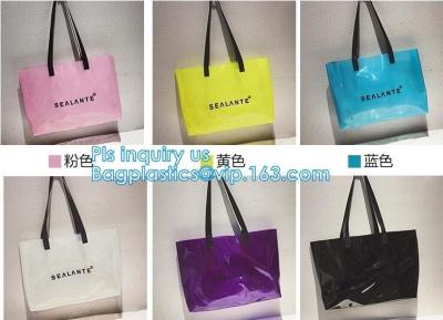 팁, PVC PU 트렌디 핸드백 어깨에 메는 백 비치 백, PVC 어깨에 메는 백과 세미클리어 여성용 대형 손가방 종류 PVC 어깨에 메는 백
