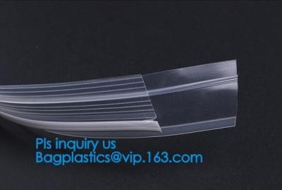 Cina Chiusura lampo variopinta con il cursore per il sacchetto del documento, chiusura lampo variopinta per la borsa del cibo per cani dell'animale domestico, chiusura lampo della flangia di PP/PE della stampa-serratura di EVA in vendita