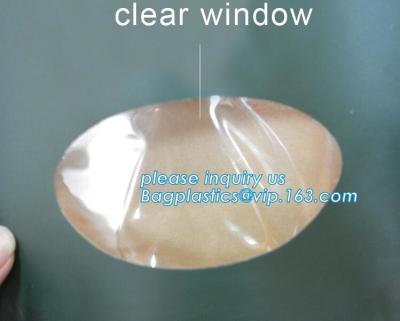 China resealable reciclados projetam o zíper resealable travado levantam-se o saco de papel claro BAGEASE BAGPLASTI de kraft do marrom da janela for sale