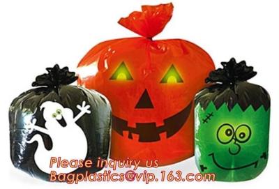 Cina Contenitore di regalo dell'alimento della foglia della zucca di Halloween che imballa i 30 micron all'aperto enormi in vendita