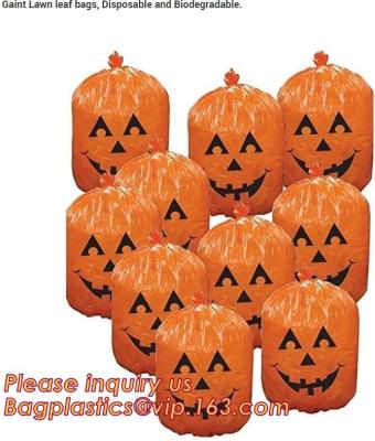 Cina Contenitore di regalo dell'alimento della foglia della zucca di Halloween che imballa i 30 micron all'aperto enormi in vendita