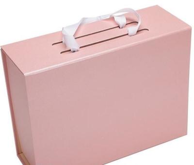 China Projete a caixa de papel pequena luxuosa da gaveta do cartão, cosmético de creme de empacotamento BO dos cuidados com a pele da caixa de presente dobrável de papel cor-de-rosa à venda