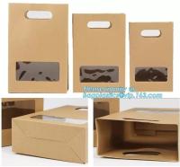 China Paper Eco Retail Packaging Logo Printed Bagease Carrier Handle for sale