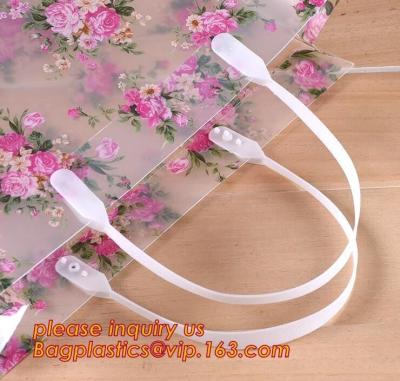 Moderno ed elegante nella borsa d'imballaggio del regalo dei gioielli blu promozionali di modo, la borsa promozionale del regalo per i bambini fa festa, tratta il PA