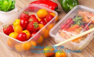 Cina Scatola di plastica sicura di bento del pranzo del pasto della preparazione dei contenitori 3 del compartimento BPA-FREE dell'alimento della lavastoviglie Microwavable premio di stoccaggio in vendita