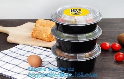 China 500ML 1300ML Rectangular Camping Bowl Stackable Plastic Box Fresh Box Colorful Microwavable Food Storage Container Set for sale