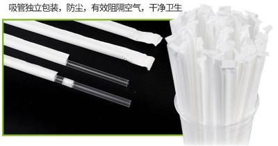 China Biodegradable Eco Friendly Dinnerware PLA Straws Enviroment Friendly Bio PLA Straw for sale