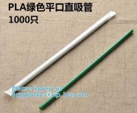 China Disposable Plastic Compostable Straw Biodegradable Flexible PLA Drinking Straw Wholesale,Eco-Friendly Biodegradable Comp for sale