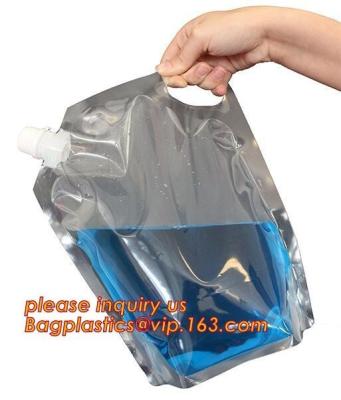 China Squeeze refillable plastic packaging spout bag for Chemical industry bag,Chemical Pesticide Plastic Foldable Spray Bottl for sale