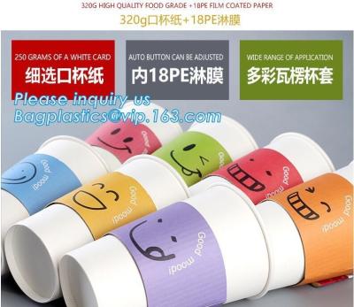 China Disposable 8/12/16 Oz Beverage Coffee Cups Single Wall Paper Cups with Lid,Wholesale Disposable Paper Coffee Cup Custom for sale