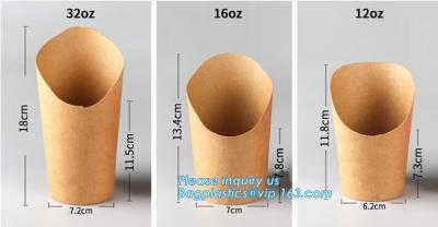 China French fries cone,chips french fries packaging,Size Kraft Cardboard Cone French Fries Printed Paper Cones bagease packag for sale
