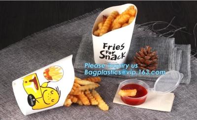 China French fries cone,chips french fries packaging,Size Kraft Cardboard Cone French Fries Printed Paper Cones bagease packag for sale
