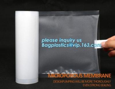 Cina L'alimento risigillabile di goffratura di vuoto insacca per l'umidità amichevole eco- di Rolls del sacchetto di plastica di stoccaggio dell'alimento di vuoto di struttura della famiglia in vendita