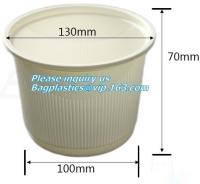 China 100% Biodegradable Sugarcane Cup , Eco Friendly Disposable Dinnerware for sale