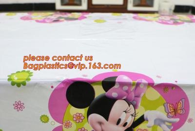 Cina tovaglia del tablecover 108*180cm/mappa di plastica eliminabili per i rifornimenti della decorazione del partito di buon compleanno dei bambini, mickey del fumetto in vendita