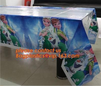 Cina il tablecover di plastica della tovaglia di principessa del fumetto di 108cm *180cm del partito eliminabile di buon compleanno fornisce il favore 1pcs/lo delle ragazze in vendita