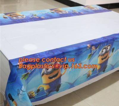 Cina il tablecover di plastica della tovaglia di principessa del fumetto di 108cm *180cm del partito eliminabile di buon compleanno fornisce il favore 1pcs/lo delle ragazze in vendita