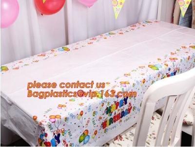 Cina I bambini all'aperto eliminabili di plastica dei ragazzi delle ragazze della tovaglia creativa della festa di compleanno fornisce gli accessori, partito di buon compleanno in vendita