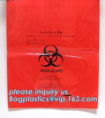 Cina Borse autoclavabili di rischio biologico della borsa dell'esemplare di rischio biologico, borsa su misura dell'autoclave, bio- autoclavabile del film Super-spesso di grande misura in vendita