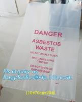 China Asbestos Remove Autoclavable Biohazard Bags Large Oversize Thicker for sale