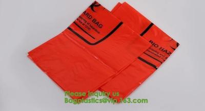 China Waste Disposal Guide for Research Labs,HDPE Biological Hazard bags,Biological Hazard Waste Bags, 600 x 500mm, Yellow-50/ for sale