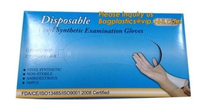 Cina guanti eliminabili del PVC del vinile dell'esame, guanti bianchi di plastica dei guanti eliminabili del PVC della Non polvere, guanti BAGEASE del vinile/PVC in vendita
