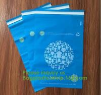 China Die cut handle custom compostable biodegradable cornstarch made plastic mailing bags,Cornstarch made biodegradable compo for sale
