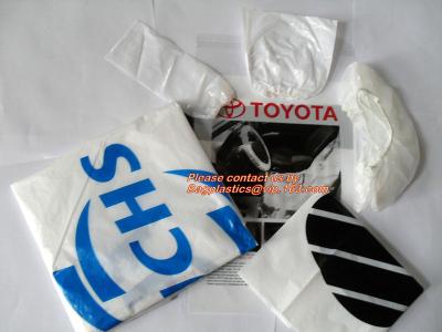 China 5 in 1 clean kits, auto clean kits, auto cleaning kits, Disposable PE Plastic Seat Car Cover Package, 5-in-1 Automotive for sale