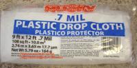 China Drop Sheet Drop Cloth Paint Dust Sheet Plastics Painter Pe Protective Table Drop Cloth for sale