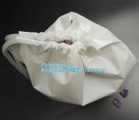 China Customized Biodegradable Laundry Bags Environment Friendly Hotel Packaging Clothes for sale