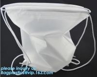 China Washable Biodegradable Laundry Bags Drawstring Household Cleaning for sale