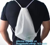 China Washable Biodegradable Laundry Bags Drawstring Household Cleaning for sale