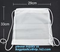 China Washable Biodegradable Laundry Bags Drawstring Household Cleaning for sale