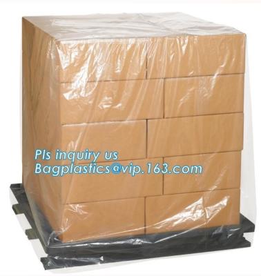 China HDPE Pallet Cover Sheet, LDPE bag Large square bottom bag on roll pallet cover bag rubbish bag Garbage bag HDPE bag, pac for sale