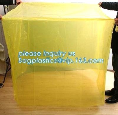 Cina Il LDPE 100mic rimuove la copertura riutilizzabile impermeabile del pallet della prova resistente UV antinvecchiamento di plastica della polvere, Pla impermeabile della prova della polvere in vendita