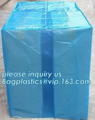Cina Il LDPE 100mic rimuove la copertura riutilizzabile impermeabile del pallet della prova resistente UV antinvecchiamento di plastica della polvere, Pla impermeabile della prova della polvere in vendita