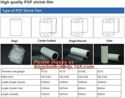 China Printed POF crosslink shrink film shrink wrap film,Central Fold POF Shrink Wrap Film,Thickness   Micron     12.5micron for sale