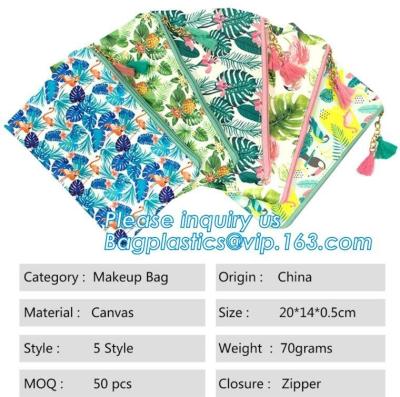 China custom logo 12oz canvas cotton cosmetic pouch,China Factory Wholesale Fashion Canvas Zipper Pouch For Cosmetics sacket for sale